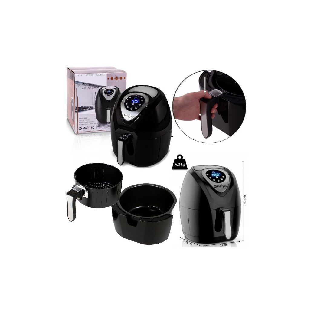 Technika :: AGD Domowe :: MalTec Frytkownica Beztłuszczowa AirFryer 4,3l